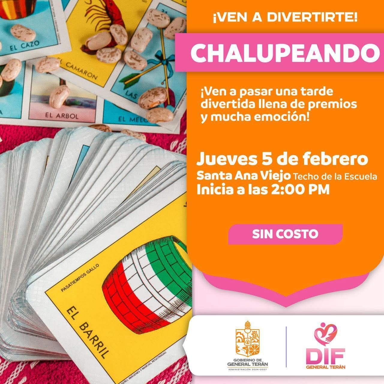 INVITAN A TARDE FAMILIAR “CHALUPEANDO” EN GENERAL TERÁN – InternotaNoticias